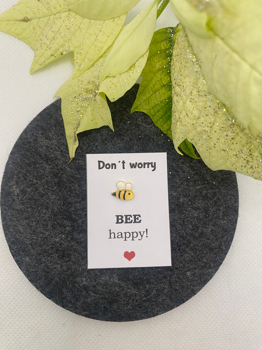 Bee Happy Bee Dont Worry Little Thing Gift Idea Little Bee Give Joy - Etsy