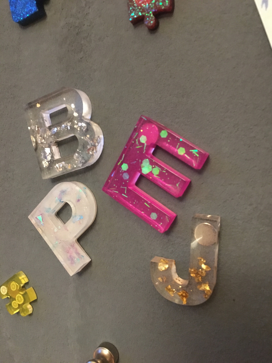 Magnet Letter or Number Fridge Magnet Customizable - Etsy