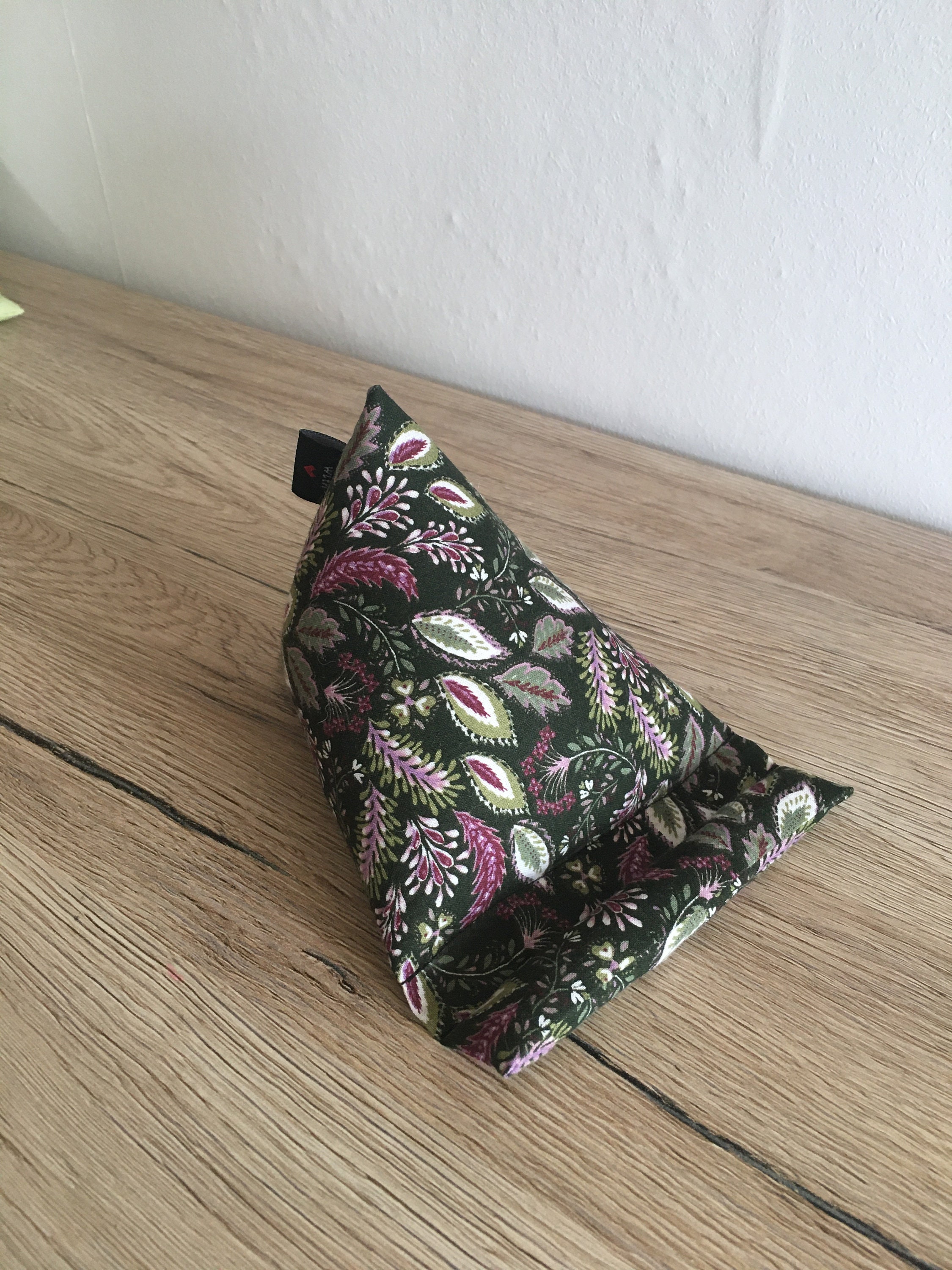 Handykissen, Handy Sitzsack, Handyhalter, Handystütze, dunkelgrün ...