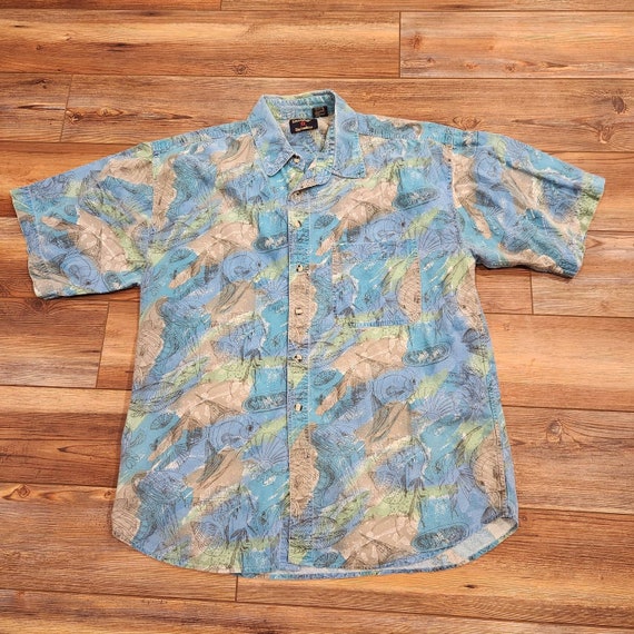 vintage ocean shirt fish - Gem