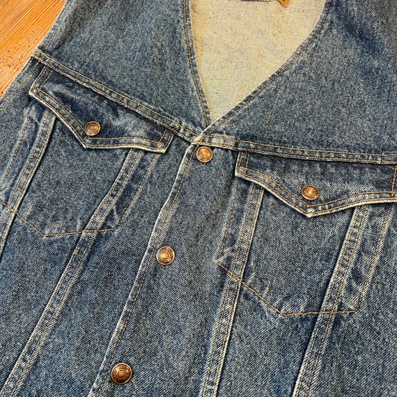 Vintage international denim Native American printed d… - Gem