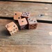 Handmade Rustic Dice Black Walnut 3/4 19mm - Etsy