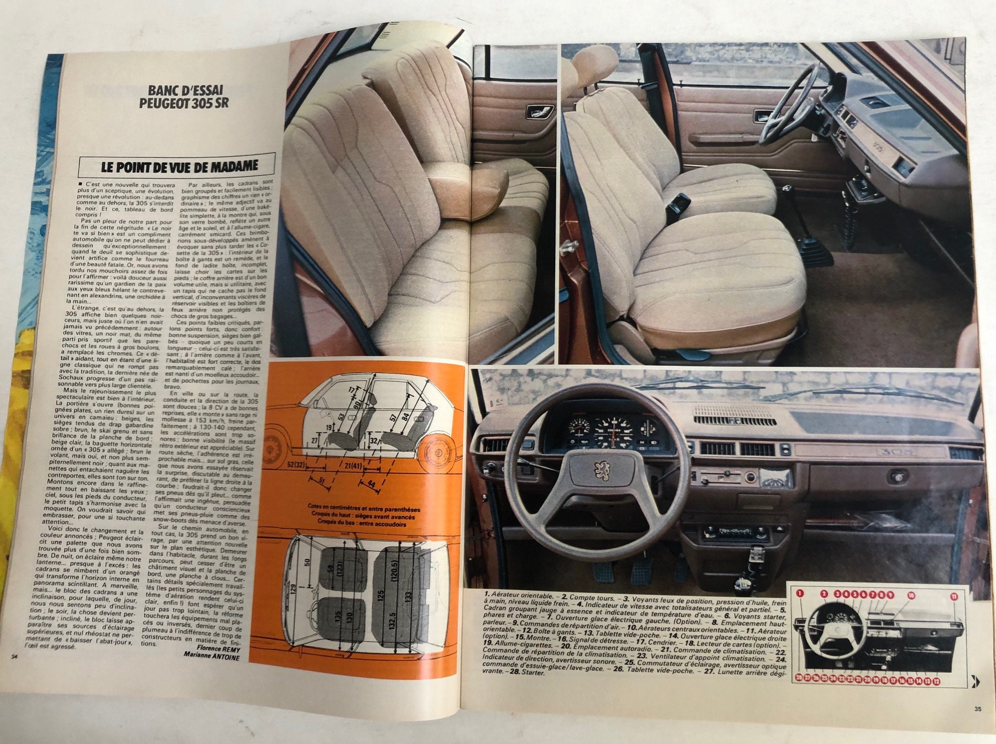 Peugeot 305 Interior