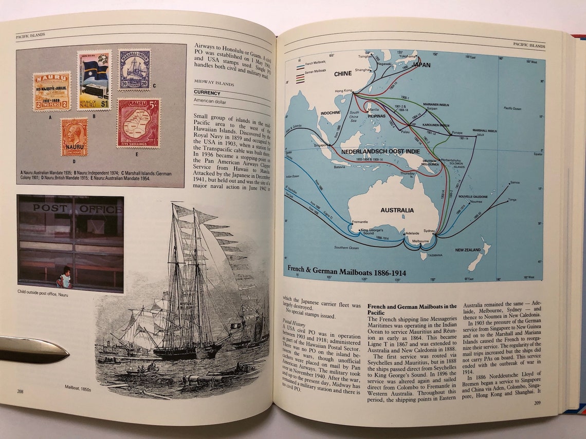 1986 the Stamp Atlas 336 Pages - Etsy