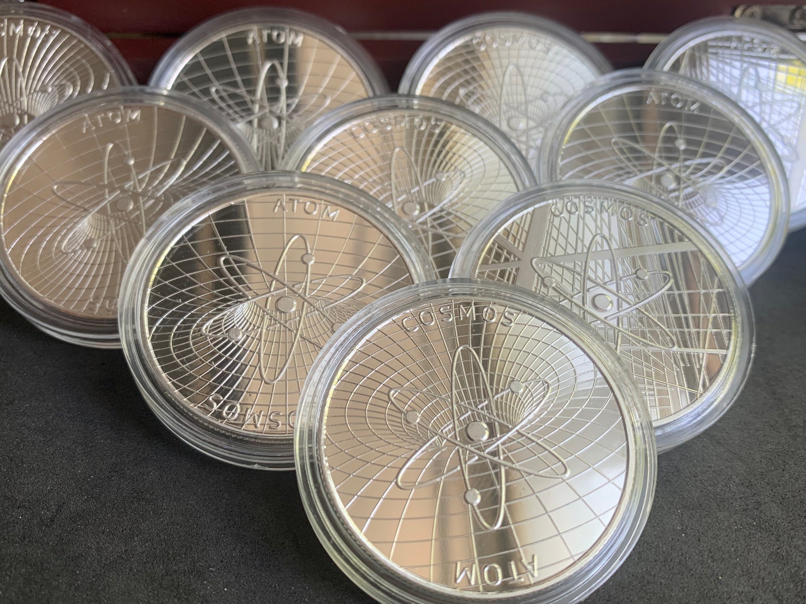 Atom Coin Plus ONE FREE Mystery Coin. - Etsy
