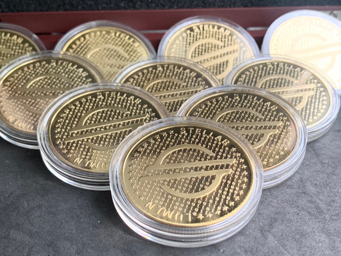Stellar Lumen Gold or Silver Coin PLUS One FREE Mystery Coin With ANY ...