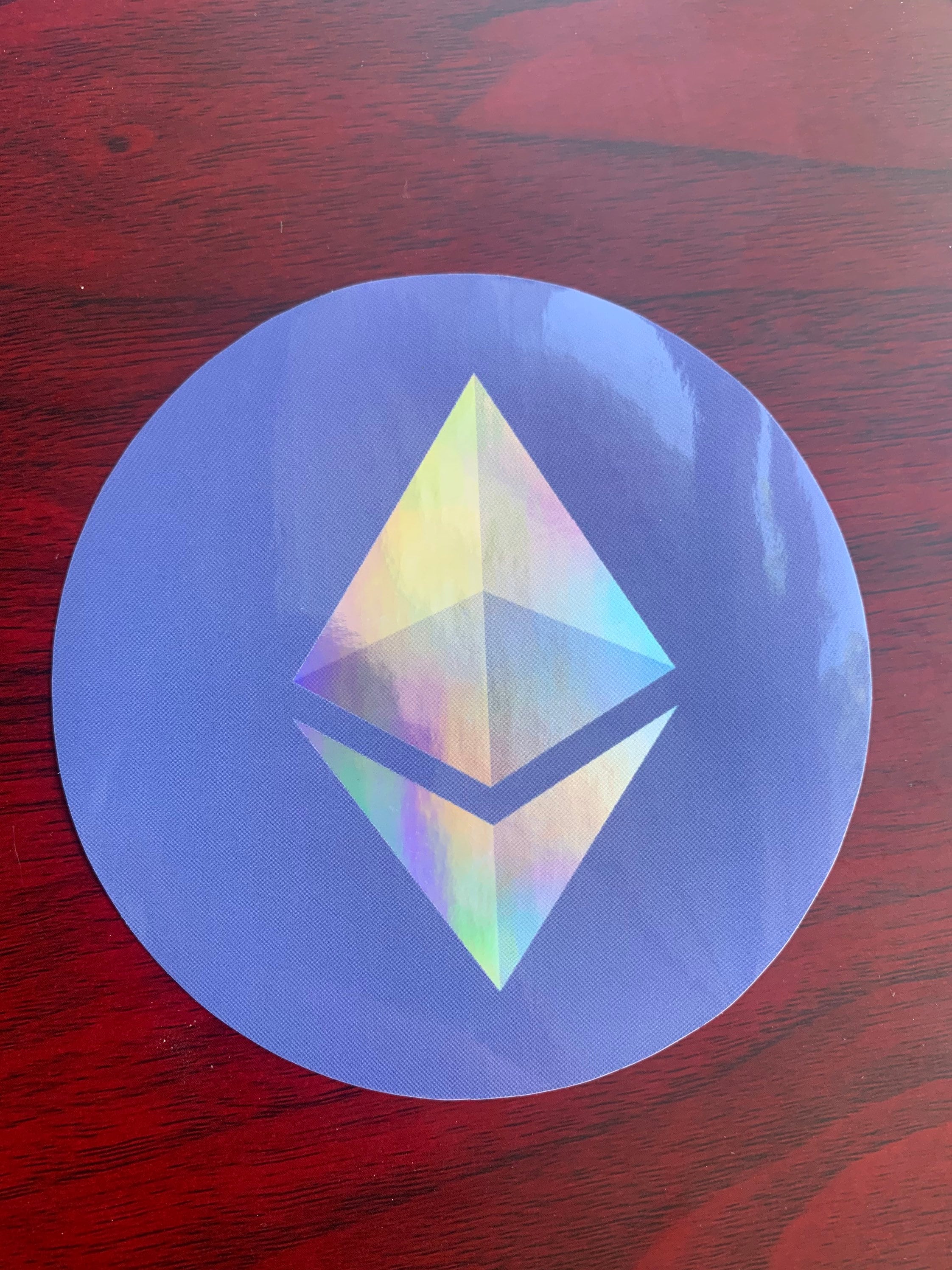 WATERPROOF Decal. Bitcoin / Purple Ethereum / Blue Ethereum / | Etsy