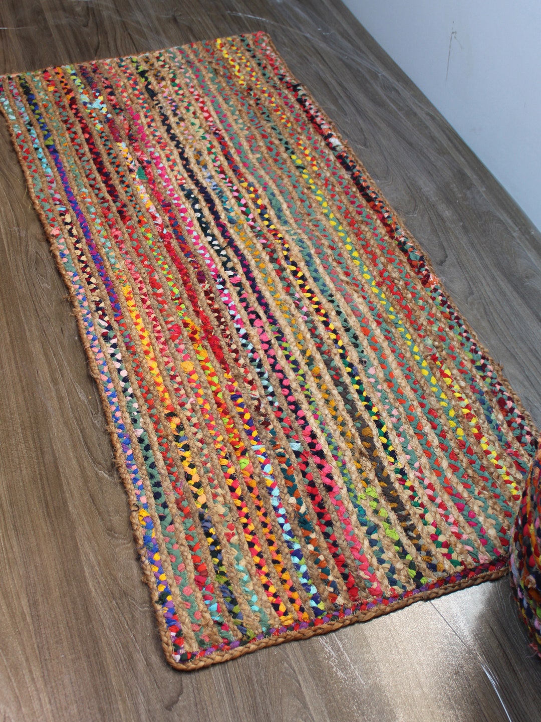 Hand Braided Chindi Rug Area Rag Rug Home Decor Bohemian Indian Carpet ...
