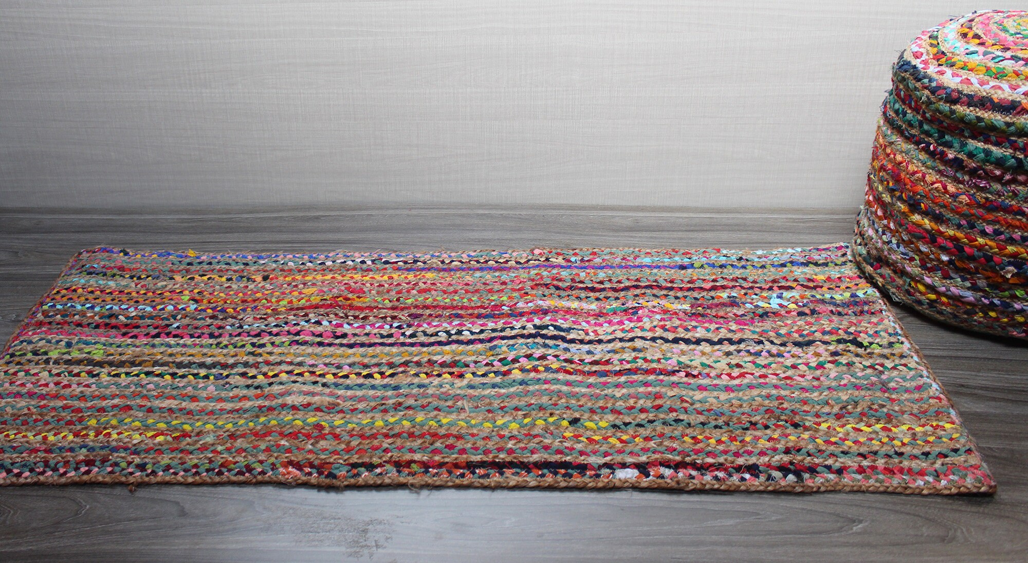 Hand Braided Chindi Rug Area Rag Rug Home Decor Bohemian Indian Carpet ...