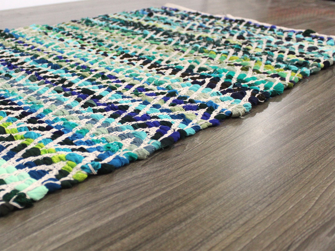 Chindi Rug, Rag Rug Home Décor Chindi Rag Handloom Rug, Indian Carpet ...