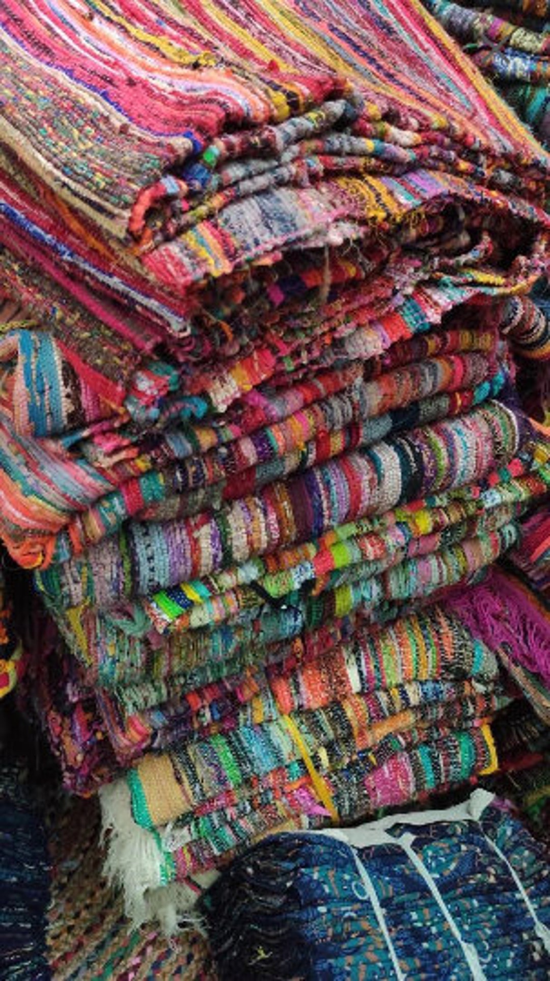 Boho Area Rug, Chindi Rug, Area Rag Rug, Home Indian Carpet, Floor ...