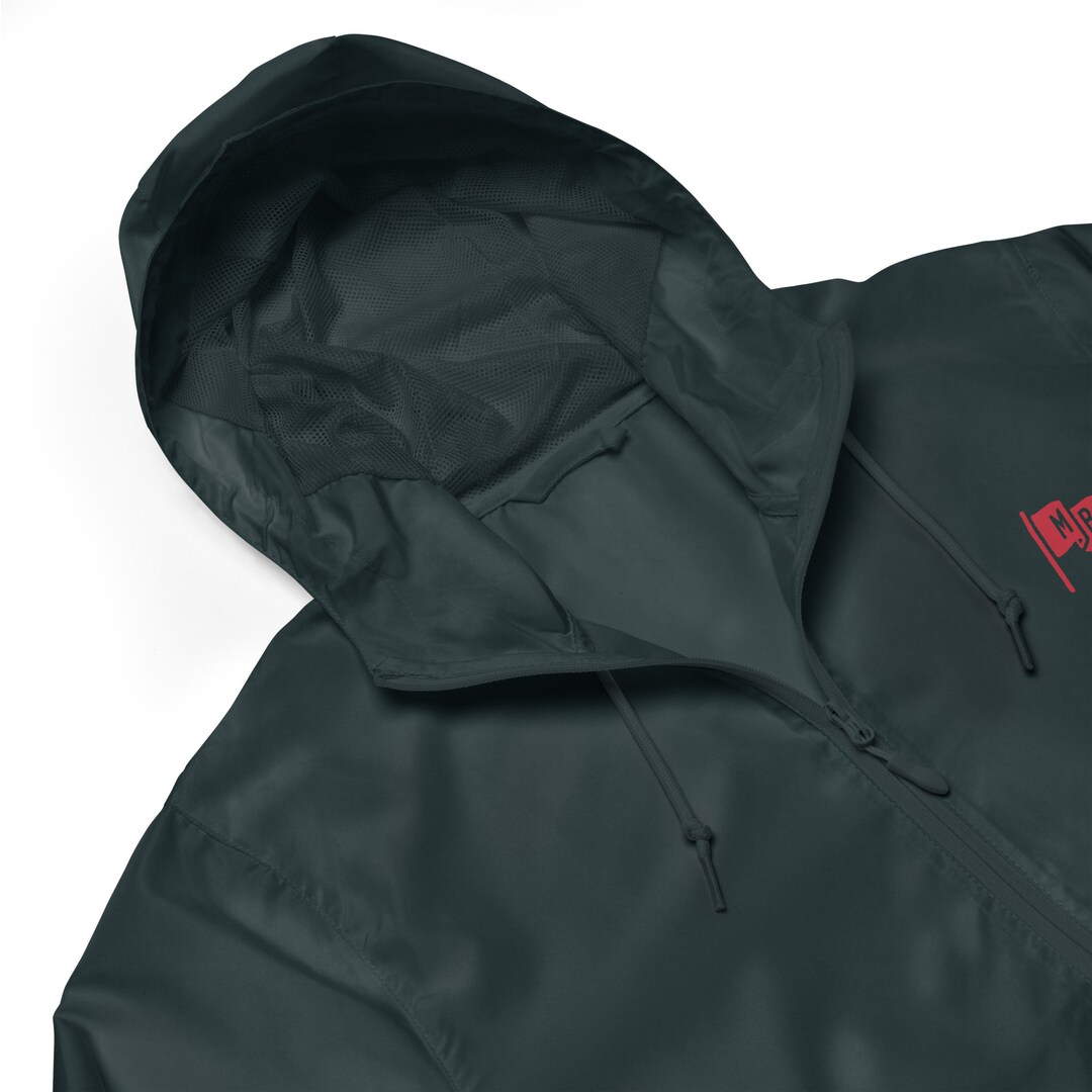 Marvin Beach Yacht Club - Unisex Zip-up Windbreaker - Etsy