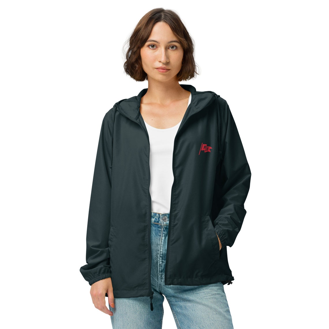Marvin Beach Yacht Club - Unisex Zip-up Windbreaker - Etsy