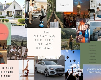 Goals and Vision Board Wallpaper Digital Wallpaper - Etsy UK