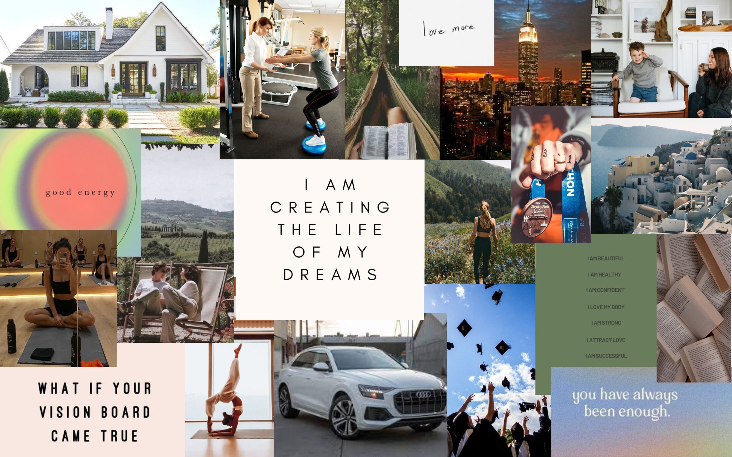 Vision Board/ Macbook/ Wallpaper - Etsy