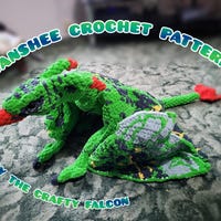 Water Dragon Crochet Pattern (ilu Navi ) - Etsy