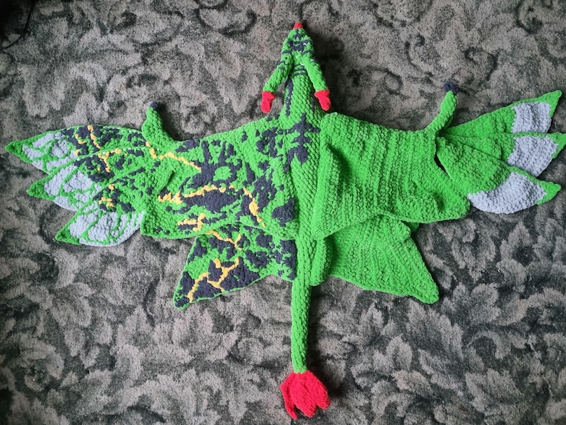 PATTERN ONLY Banshee Ikran Crochet Pattern Pdf - Etsy