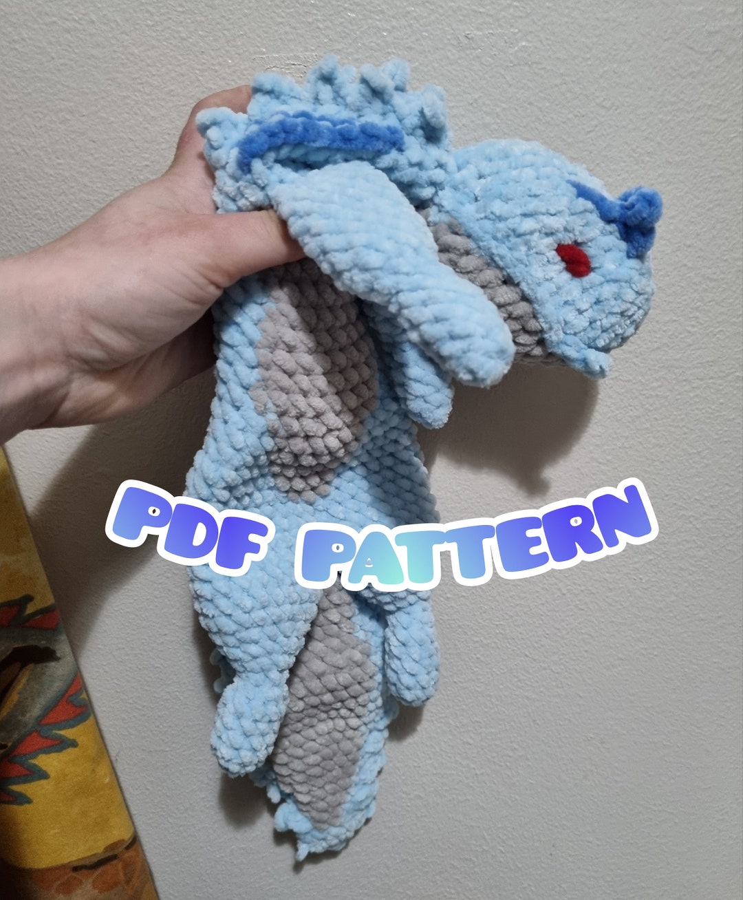 Tobi Kadatchi / Viper Kadatchi Crochet Lovey PDF Pattern ONLY Plush Toy ...