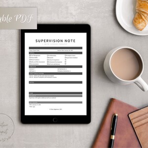 Supervision Note Template for Supervisors, Pre-licensed Therapists ...