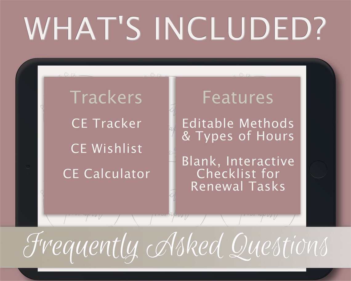 CEU Tracker Fillable PDF Continuing Education Tracker Microsoft Excel ...