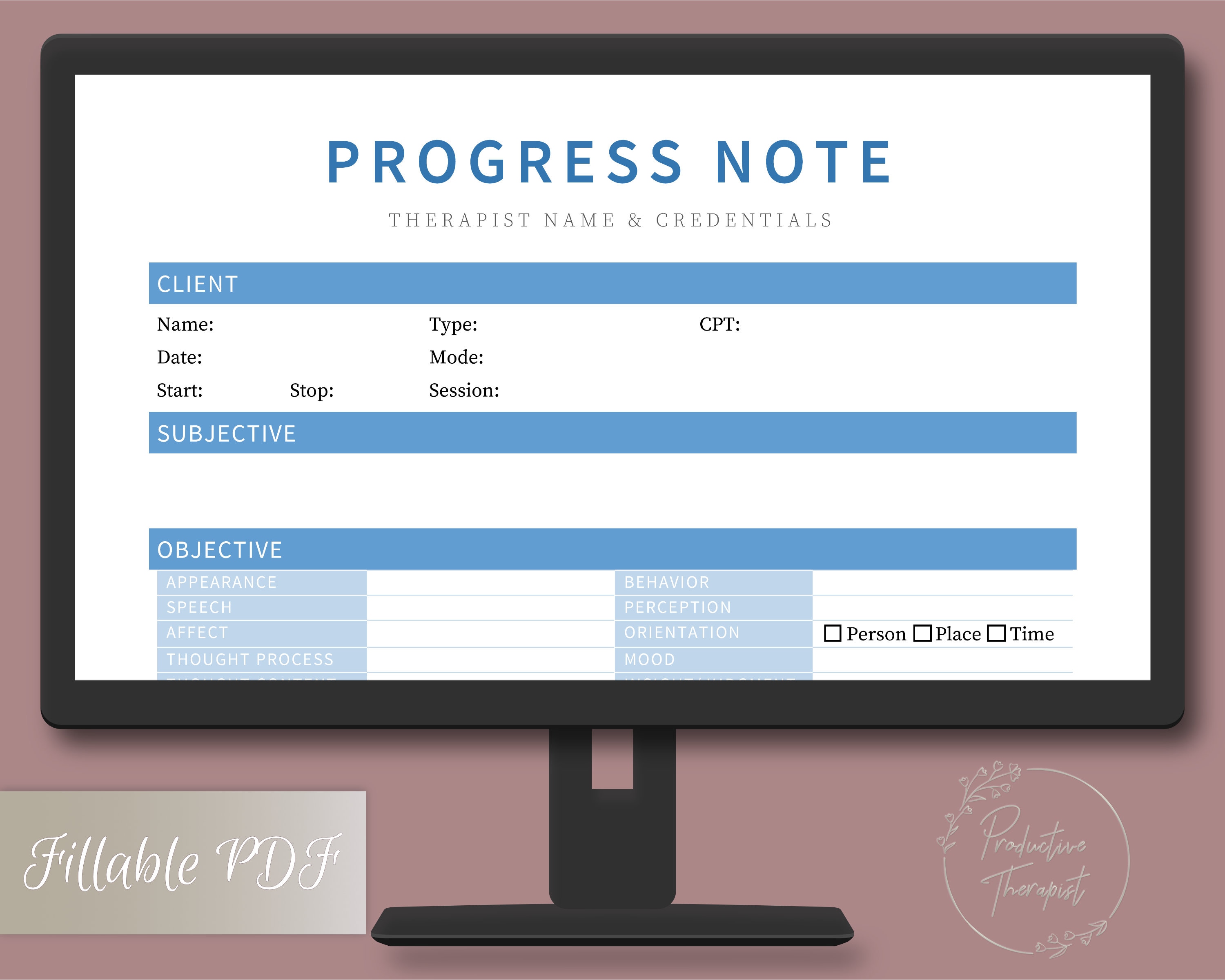 detailed-progress-note-template-for-therapists-counselors-etsy-australia