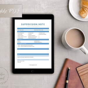 Supervision Note Template for Supervisors, Pre-licensed Therapists ...