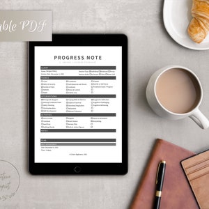 Play Therapy Progress Note Template for Therapists, Counselors ...