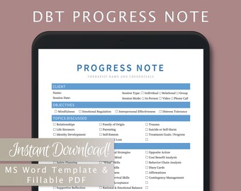 Psychotherapy Treatment Plan Editable Word Template - Etsy