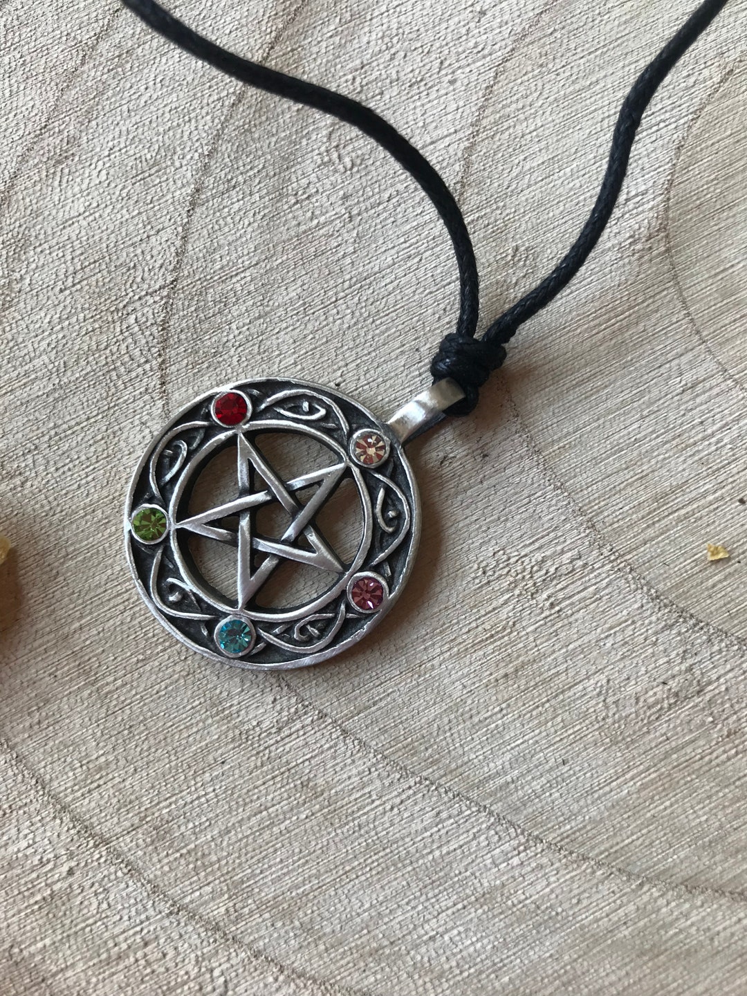 Pentacle of Life Protection Pentagram Jewellery Wiccan Amulet Wicca ...