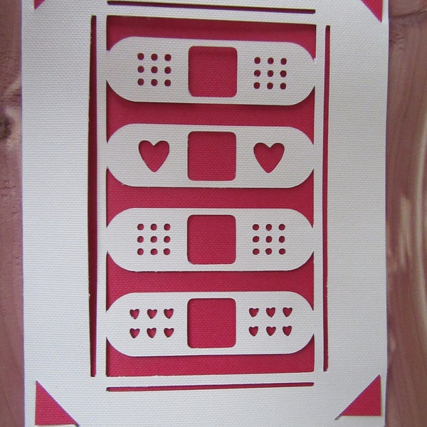 Band Aid Card - Etsy