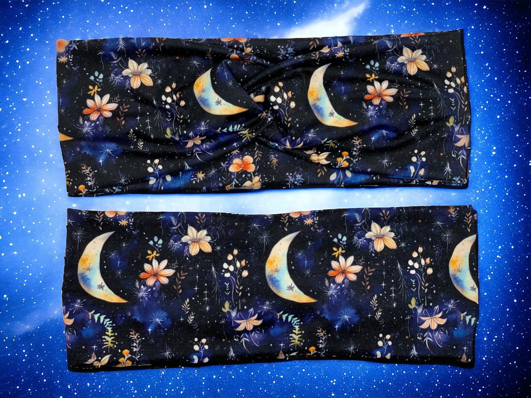 Celestial Headband,moon Headband,twist Headband,witchy Headband, Goth ...
