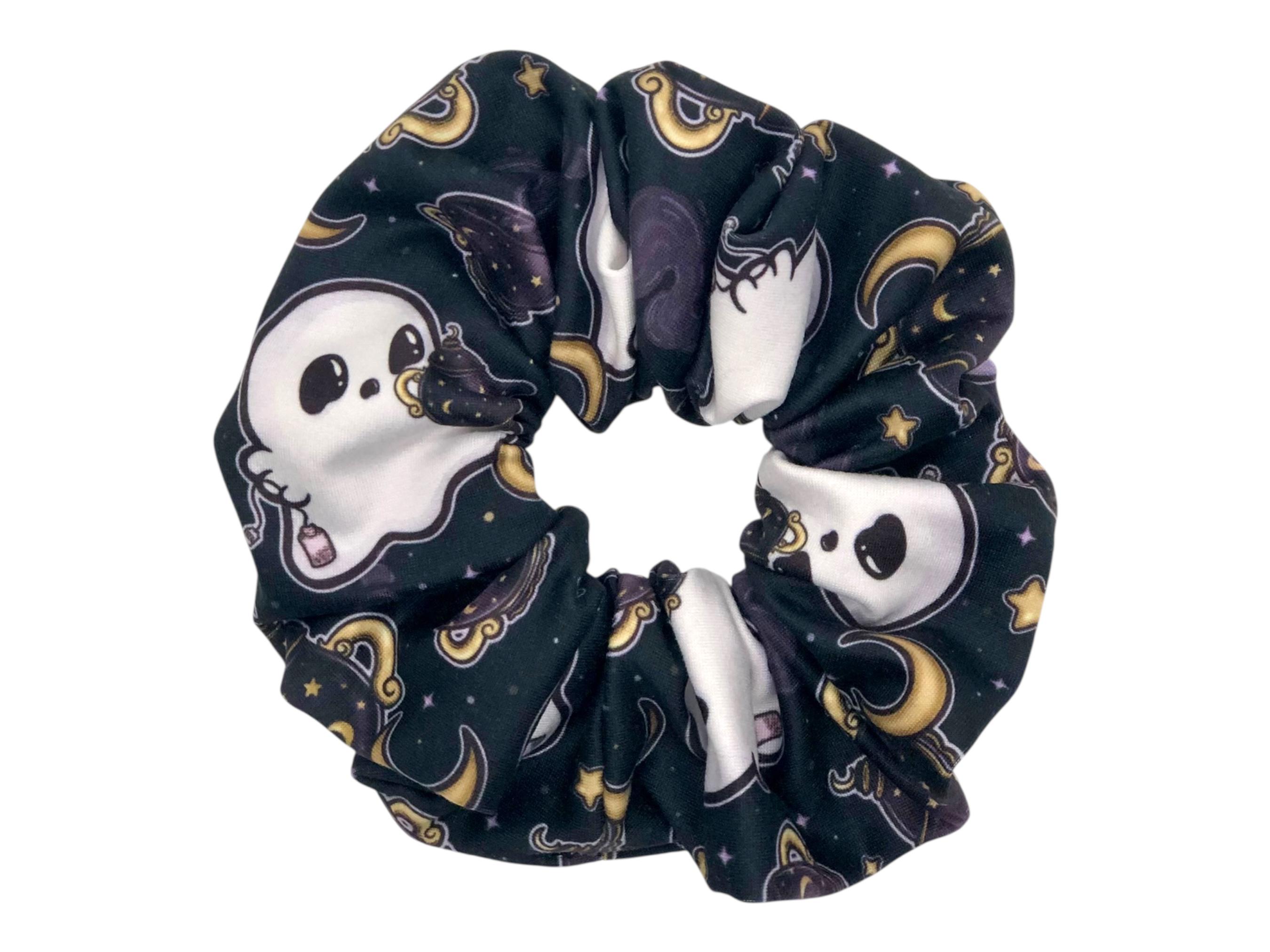 Horror Scrunchie: Soft Knit Fabric, Halloween Accessory - Etsy