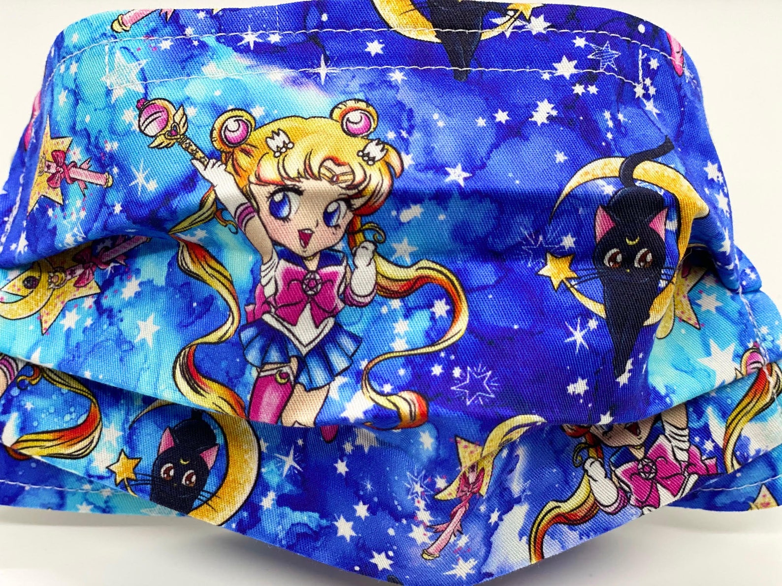 Moon Face Mask With Nose Wire Anime Face Masks moon - Etsy UK