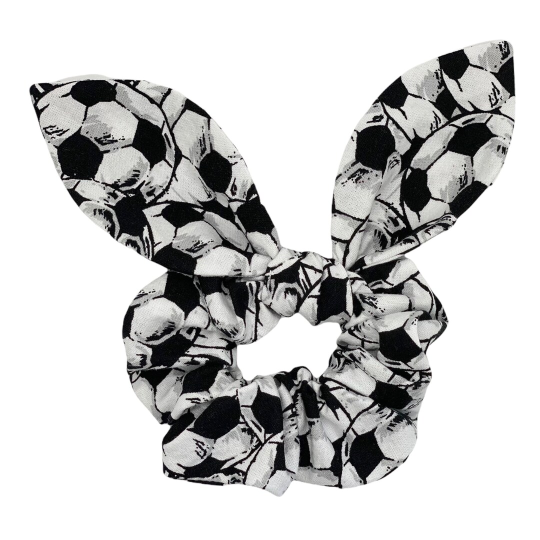 Soccer Scrunchie With Removable Ears | Soccer Gear | Soccer Accessories ...