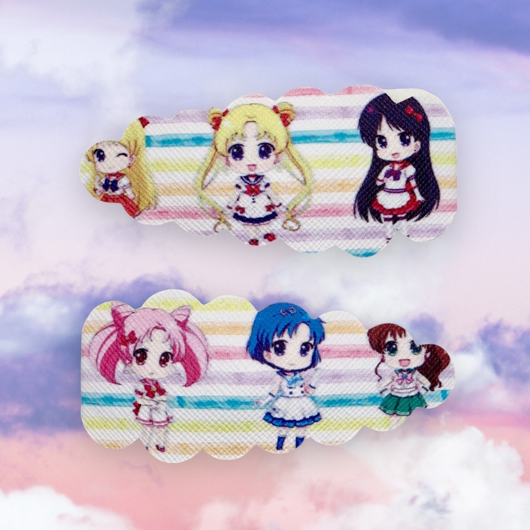Kawaii Hair Clips,moon Girl,hair Barrette,anime Hair Clips,anime ...