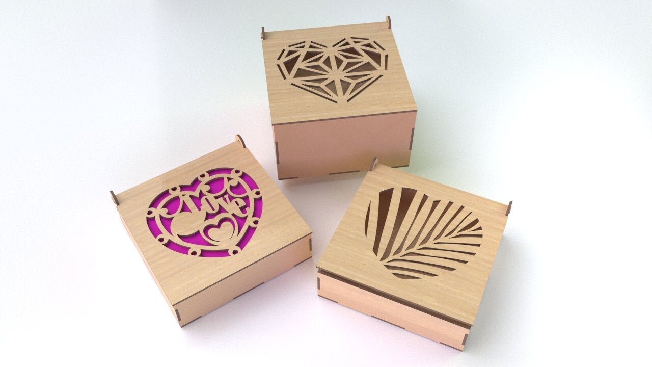 Gift Boxes Laser Cut - Etsy