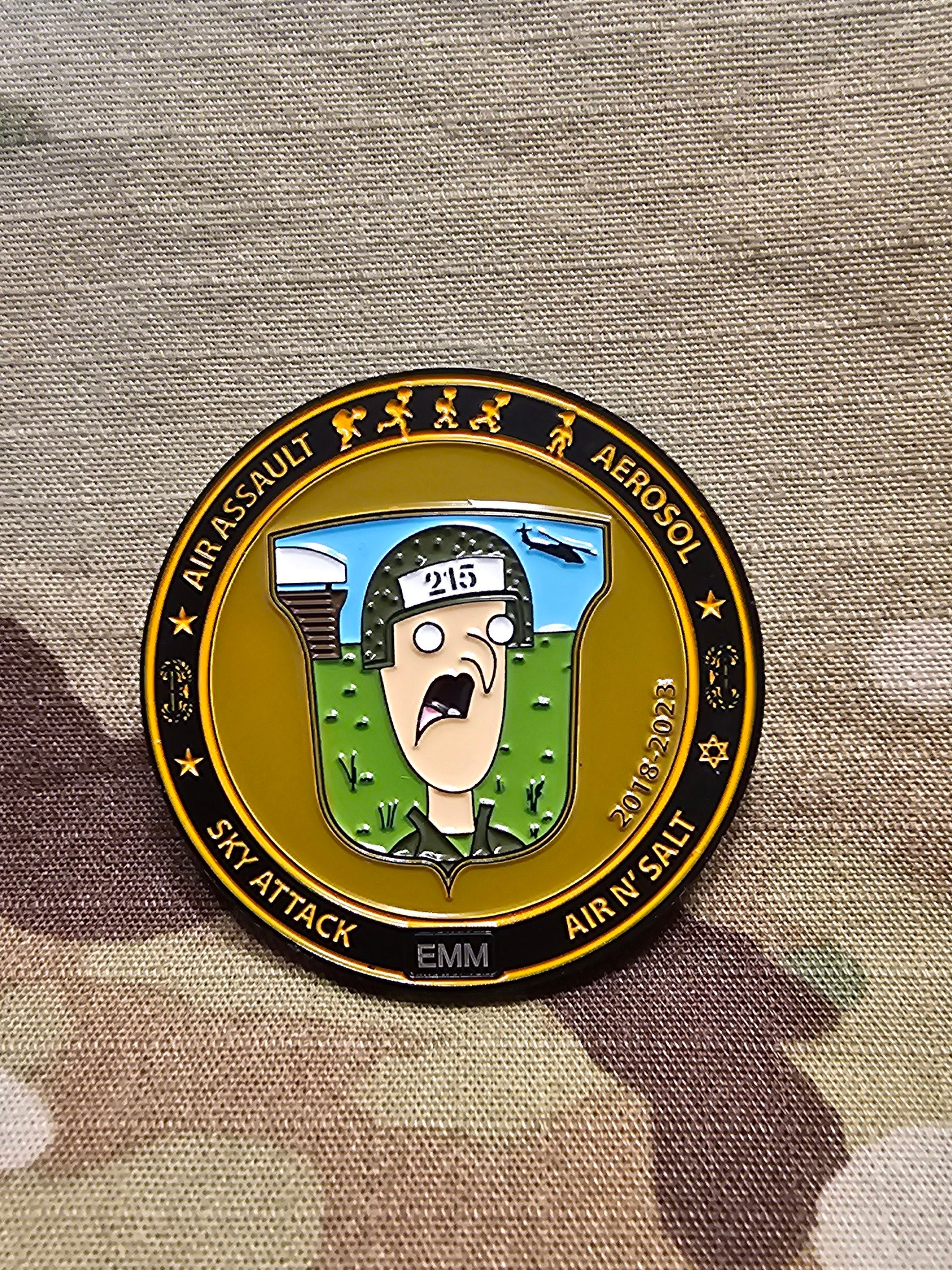The Official Sky Attack Comics Challenge Coin - Etsy