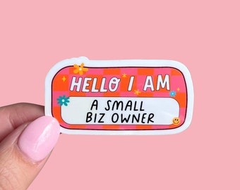 Trendy Sticker Groovy Sticker, Retro Font Sticker, Aesthetic Sticker ...