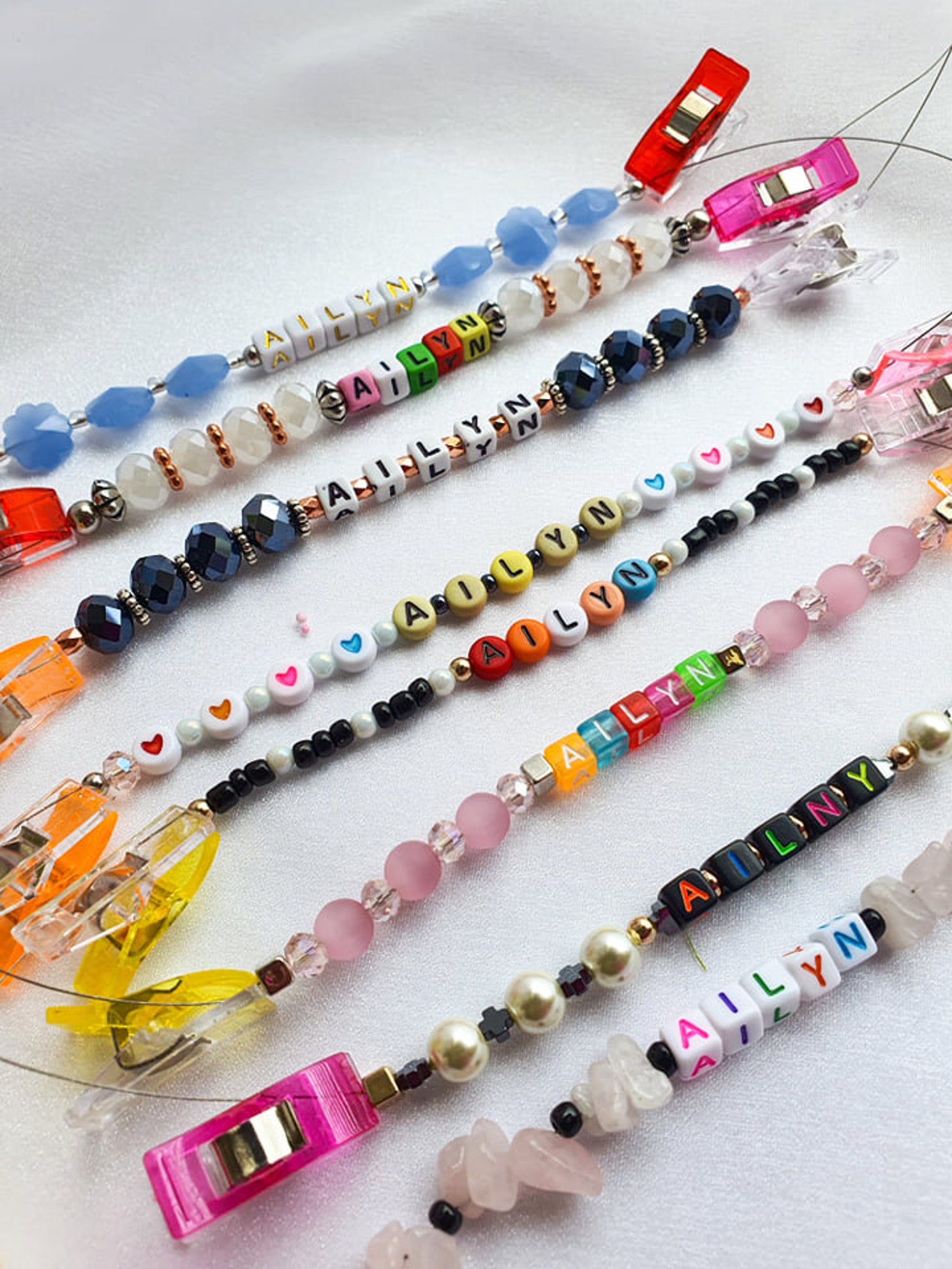 Stethoscope I.D tag customize I.D tag with beads stethoscope | Etsy