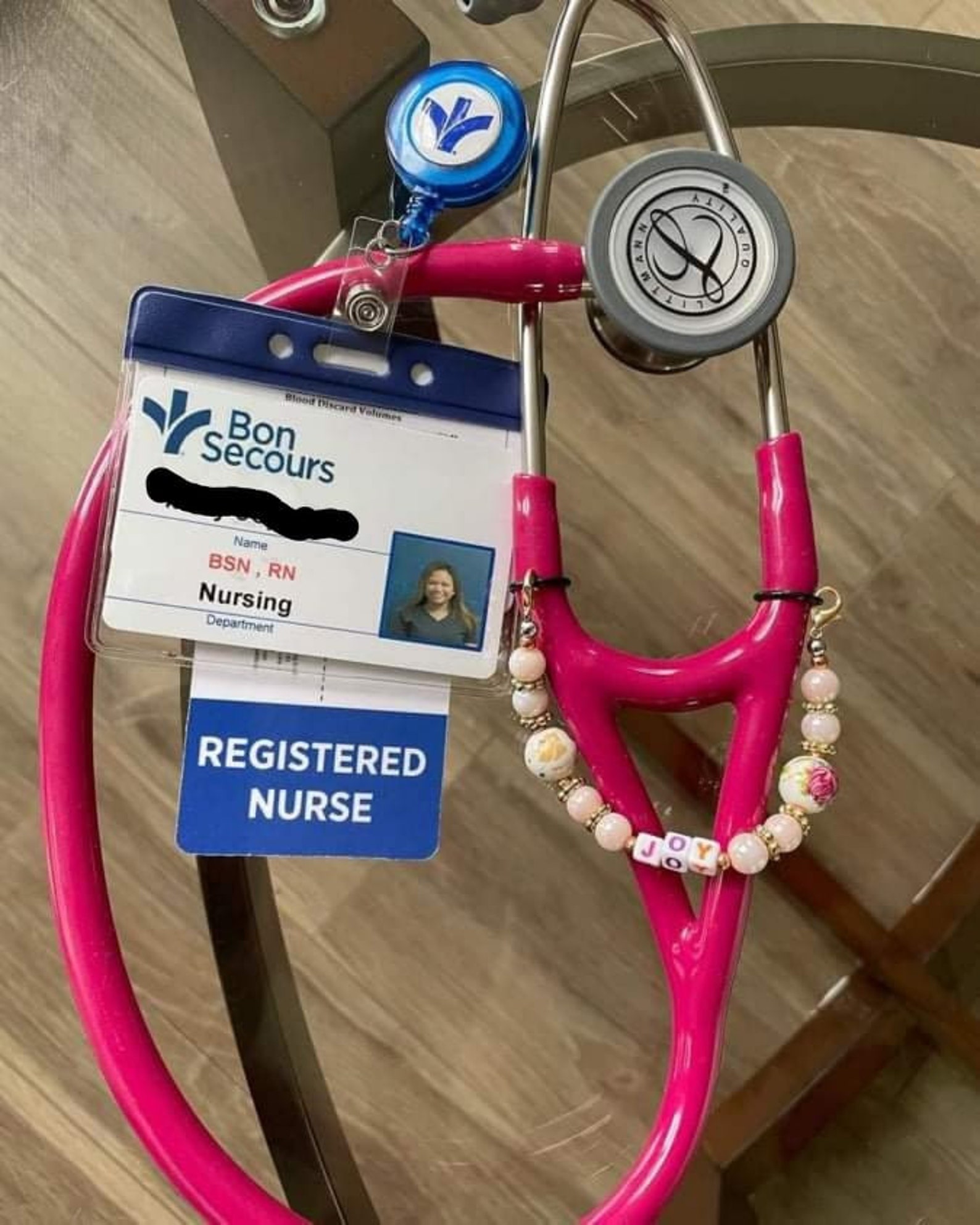 Stethoscope I.D Tag, Customize I.D Tag With Beads, Stethoscope ...