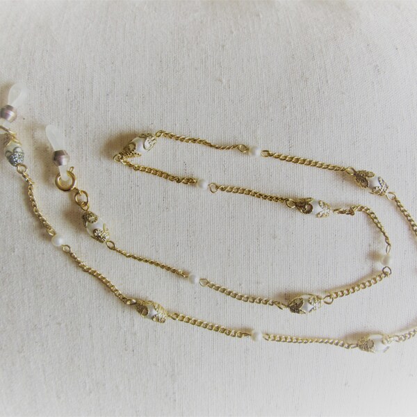 Gold Eyeglass Chain - Etsy