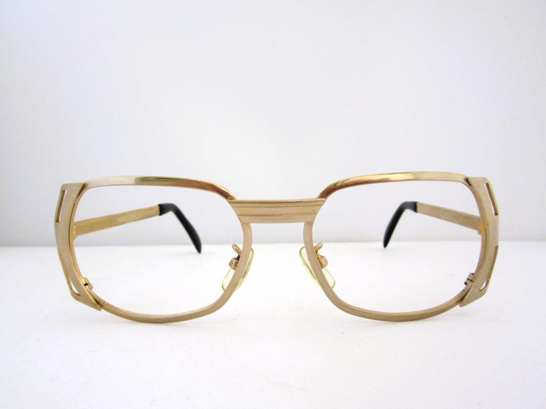Spex - 116 Men's Bold Gold Eyeglass Frames Vintage 70s New Old Stock - Etsy