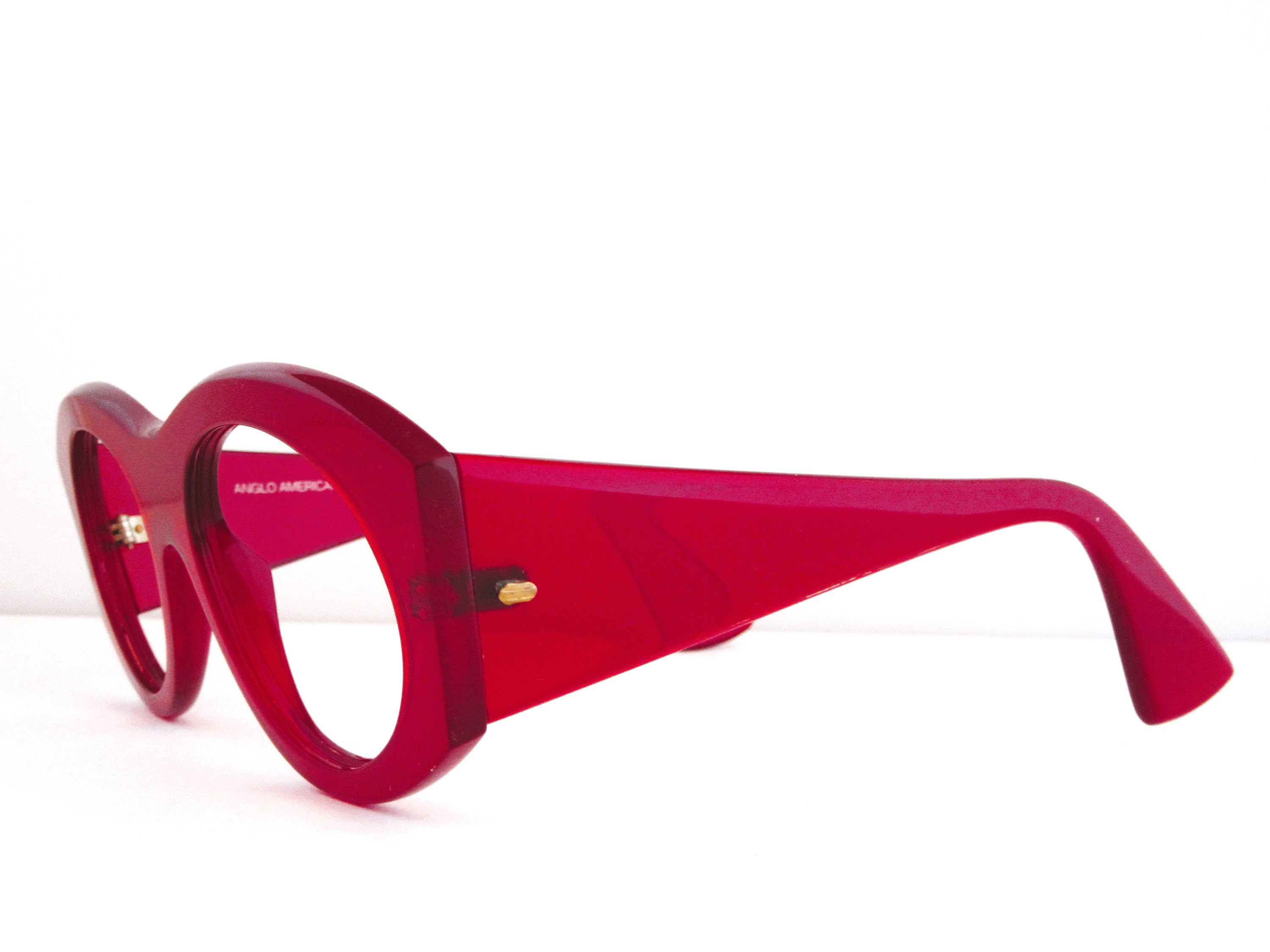 Anglo American Eyewear Bold Women's Eyeglass Frames Vintage England - Etsy