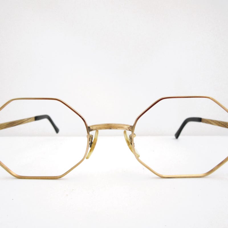 Octagon Eyeglasses - Etsy
