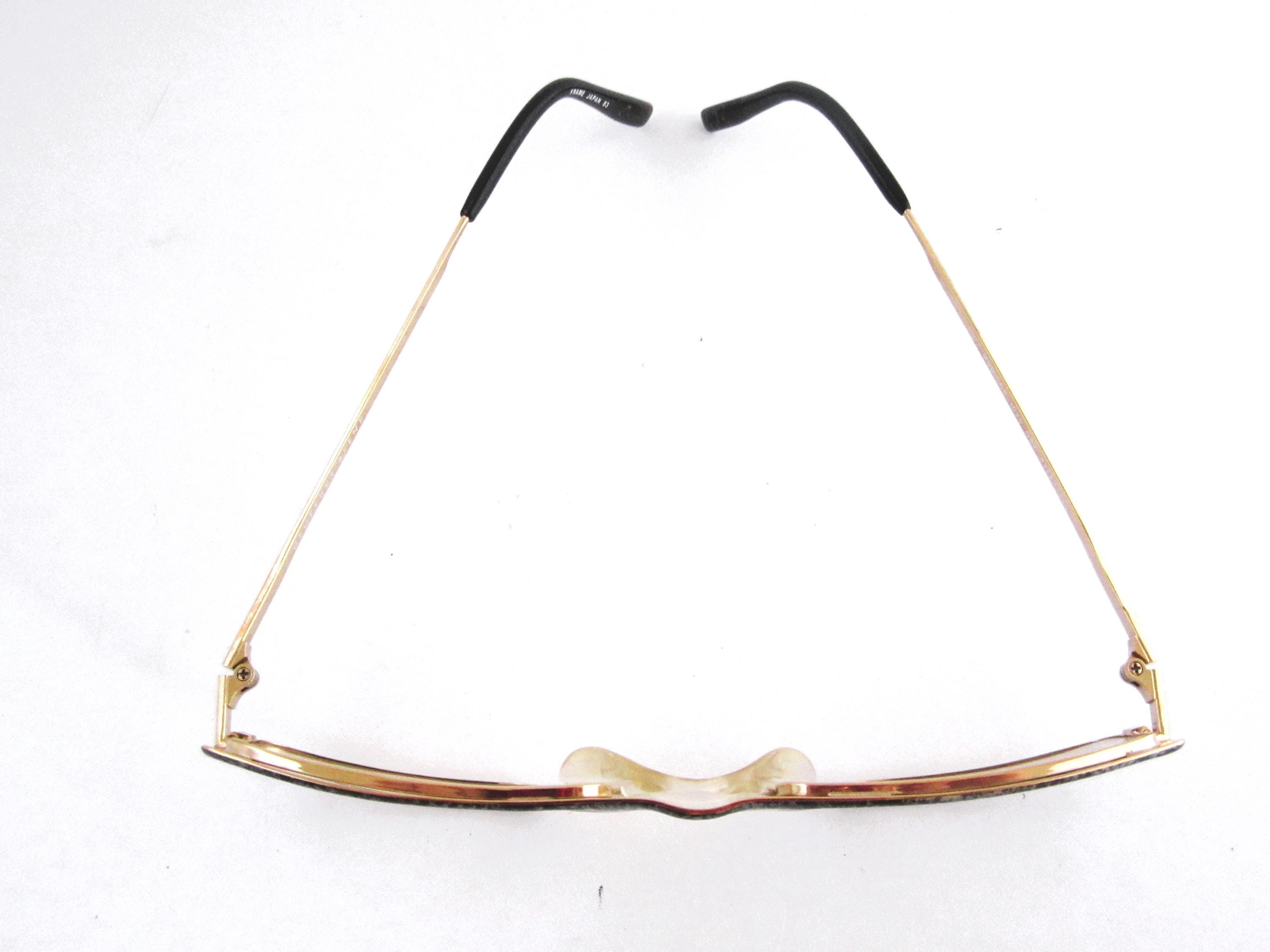 Half Eye Reading Eyeglass Frames Geoffrey Beene Designer Japan New Old ...