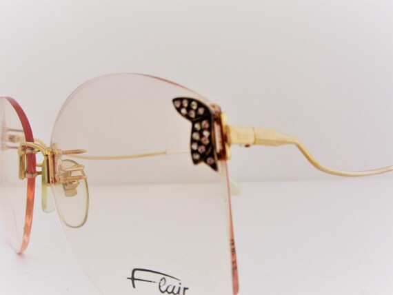 Vintage Eyeglasses Frames Women's Drill Mount FLAIR J… - Gem