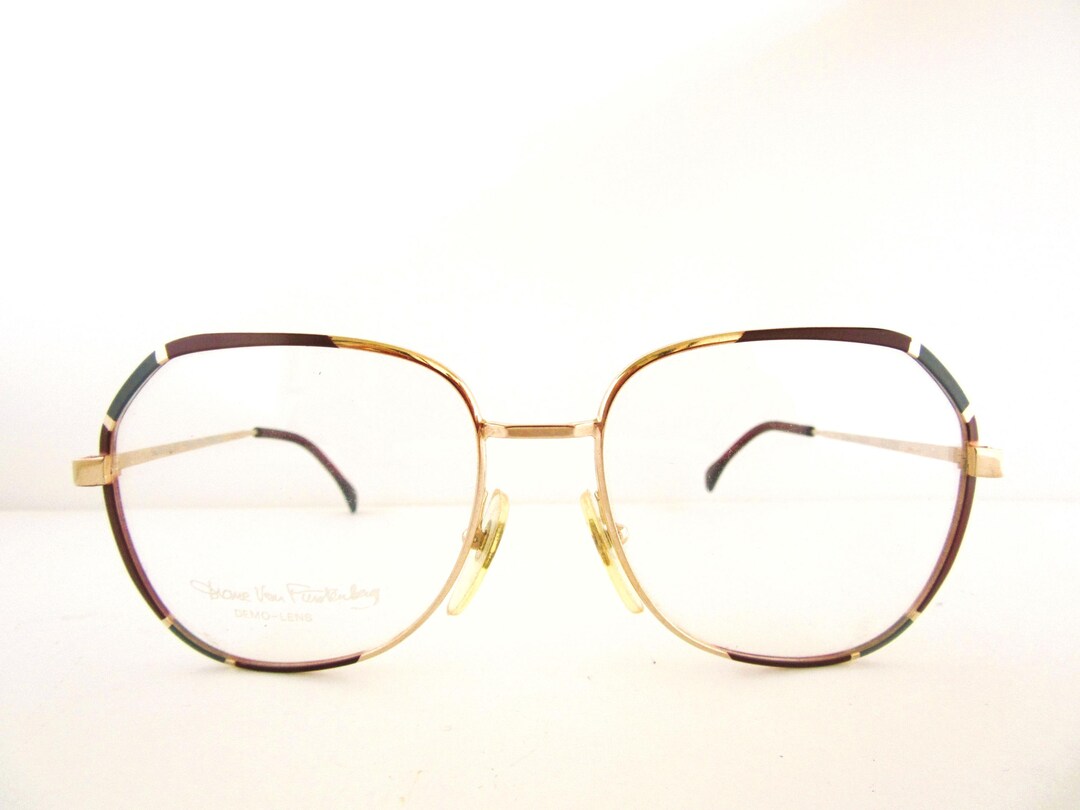 Women's Vintage Eyeglass Frames Royale by Diane Von Furstenberg Italy ...