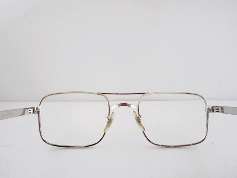 Men's Art Craft With Cable Temples Silver Eyeglass Frames Vintage - Etsy