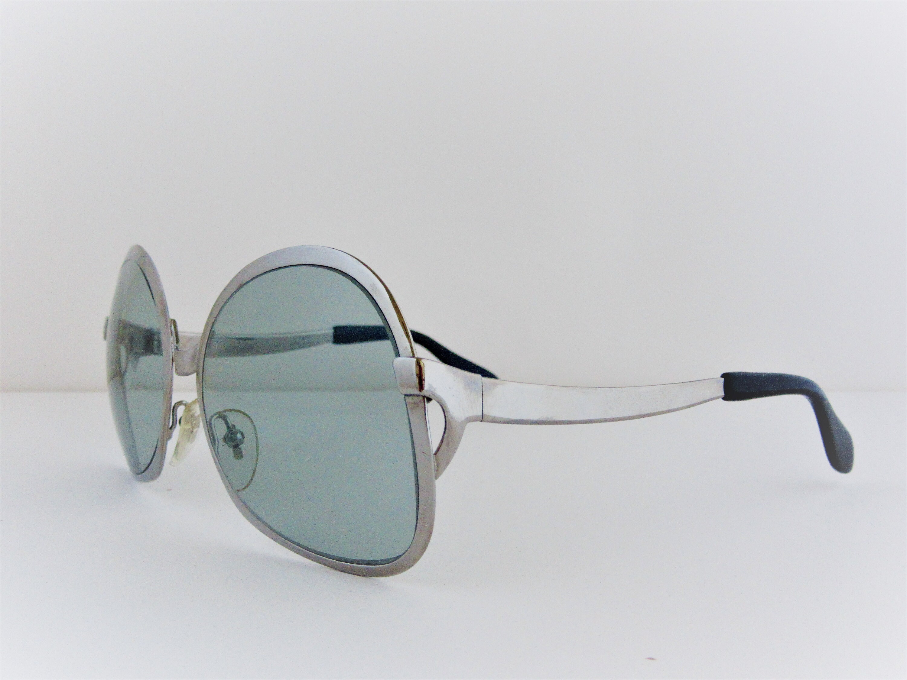 MENRAD Mod. 600 Women's Silver Metal Sunglasses Made in Germany 1970s ...