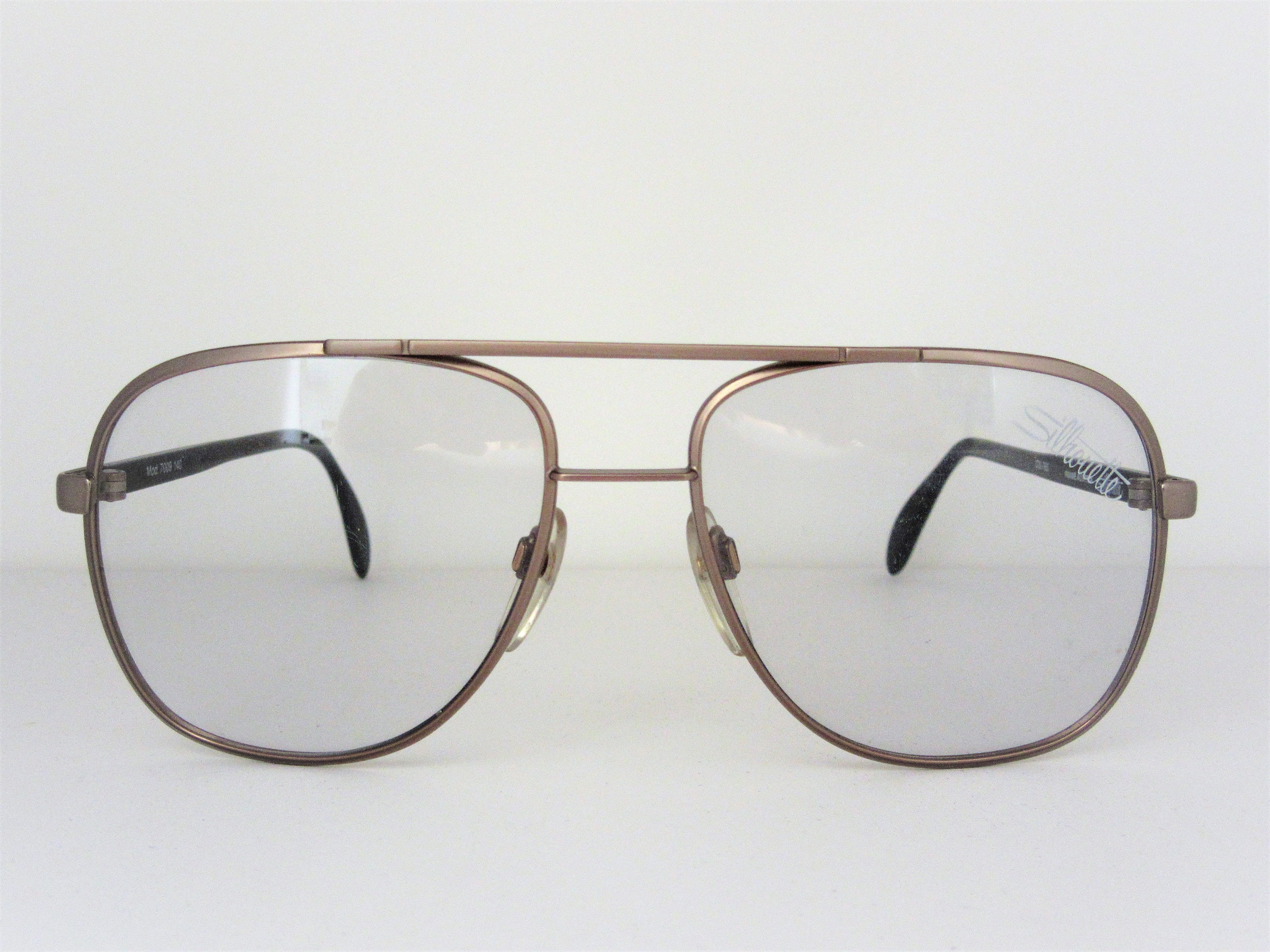 SILHOUETTE Mod. 7009 Men's Aviator Eyeglass Frames Vintage 90s Austria ...